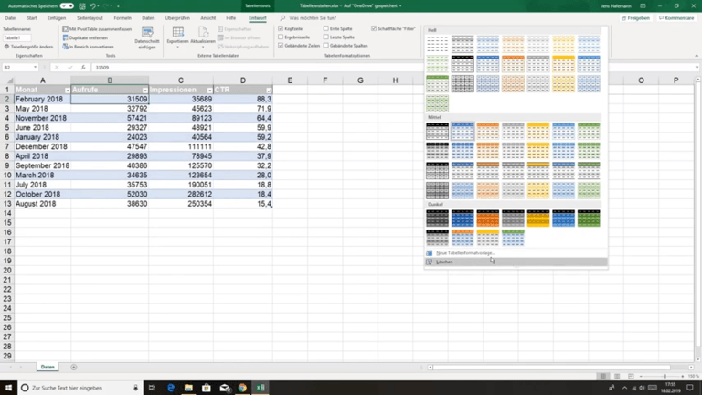 Excel Tutorial – die wichtigsten Funktionen Schritt-für-Schritt - Carlo ...